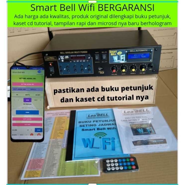 Jual bel sekolah otomatis wifi ( seting jadwal via hp) | Shopee Indonesia