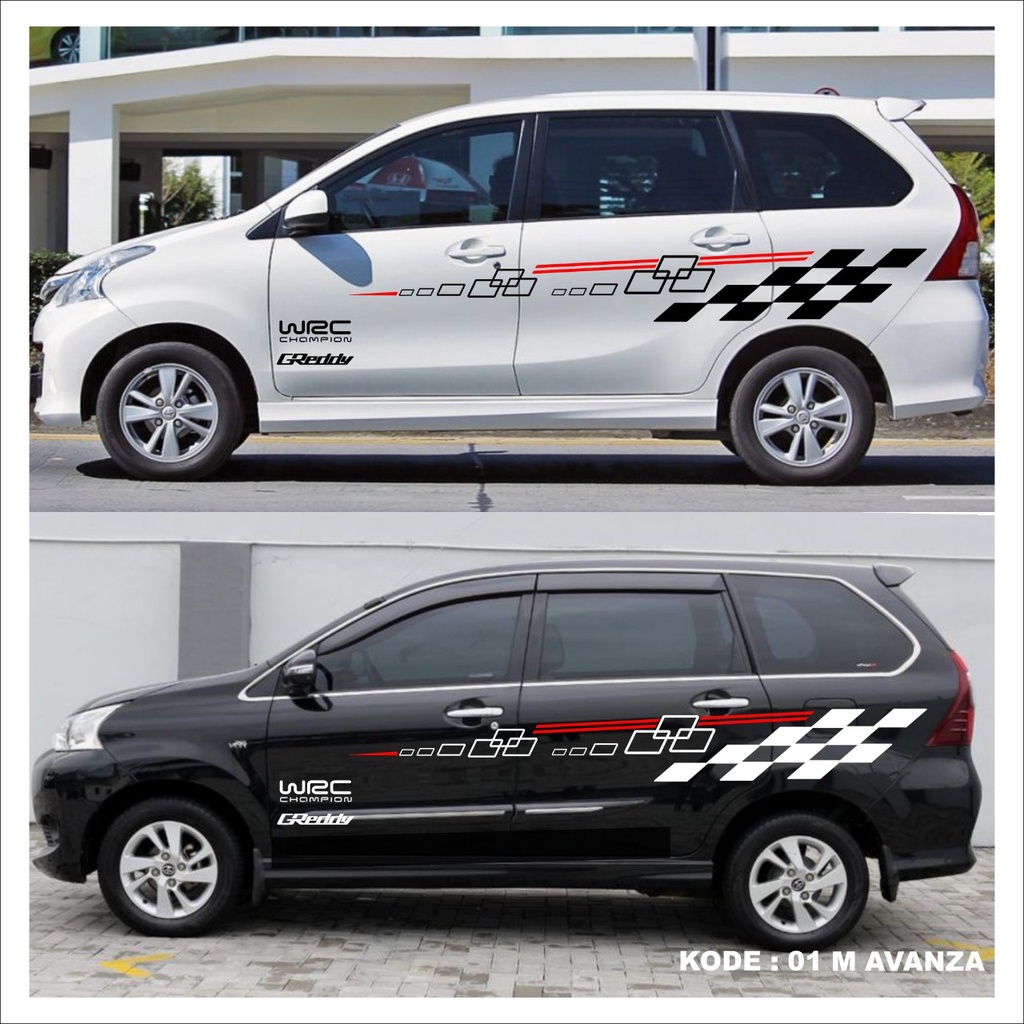 Jual Sticker Mobil Avanza ( Xenia, Agya, Ayla, Grandlivina, Terios ...