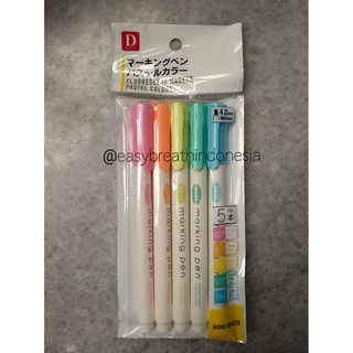 Jual Stabilo Pulpen - Stabilo Warna Warni - Highlighter Daiso ...
