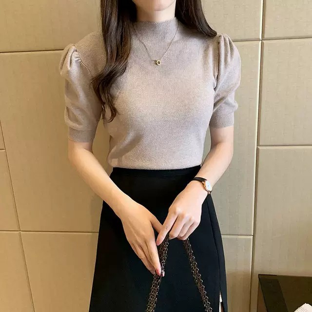 Jual Knit Nicole Blouse Import TM 1843 | Shopee Indonesia