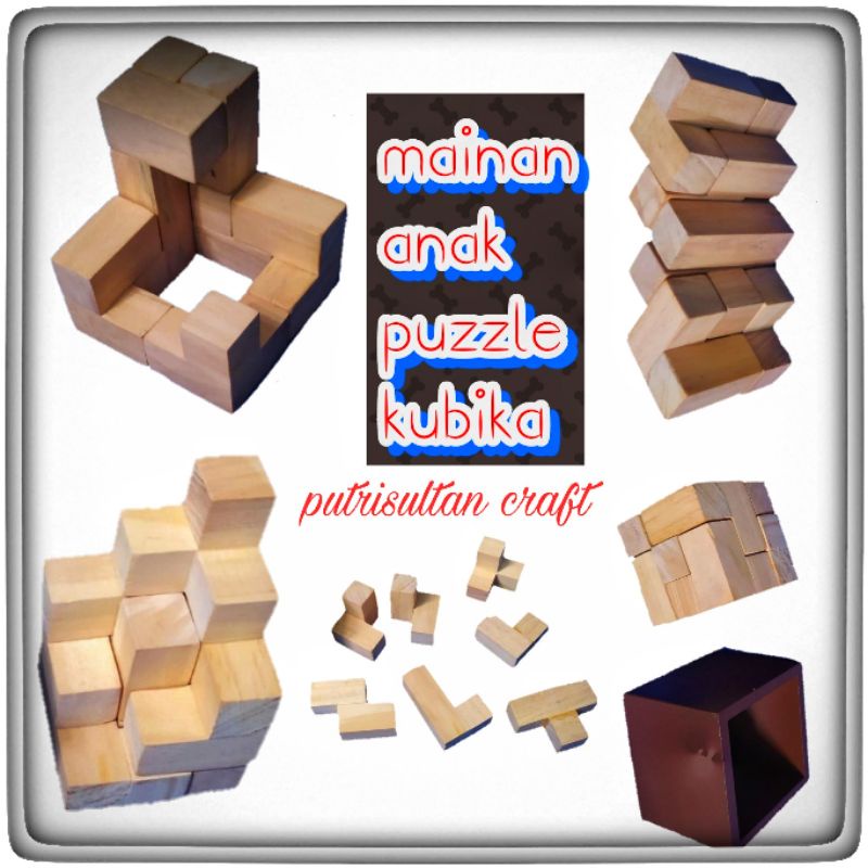 Jual puzzle kubika/balok kubus/balok kayu mainan/mainan kayu kubus ...