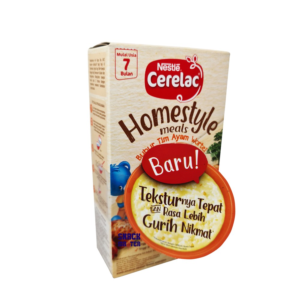 Jual Nestle Cerelac Homestyle Meals 8+ Bubur Tim - Netto 110 gr ...