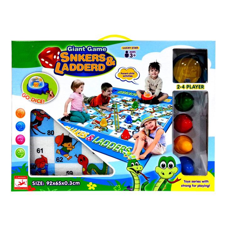 Jual Mainan anak ular tangga karpet ukuran besar/mainan edukasi anak ...