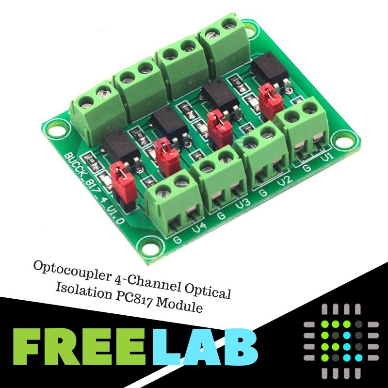 Jual Optocoupler 4-Channel Optical Isolation PC817 Module | Shopee ...