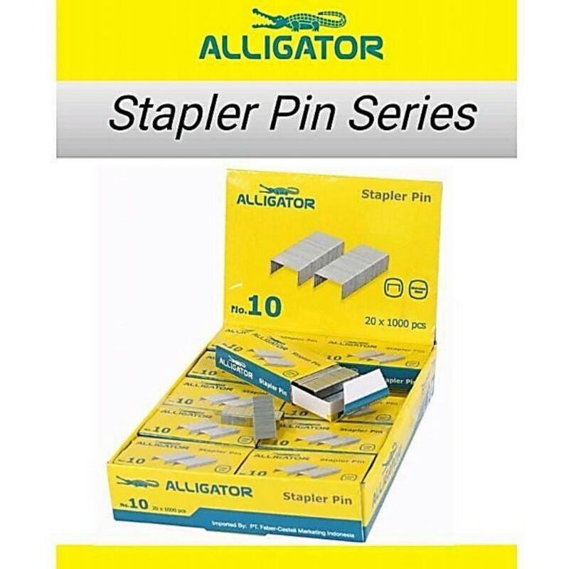 Jual Isi Stapler Pin No 10 Mini Box Alligator isi hekter | Shopee Indonesia