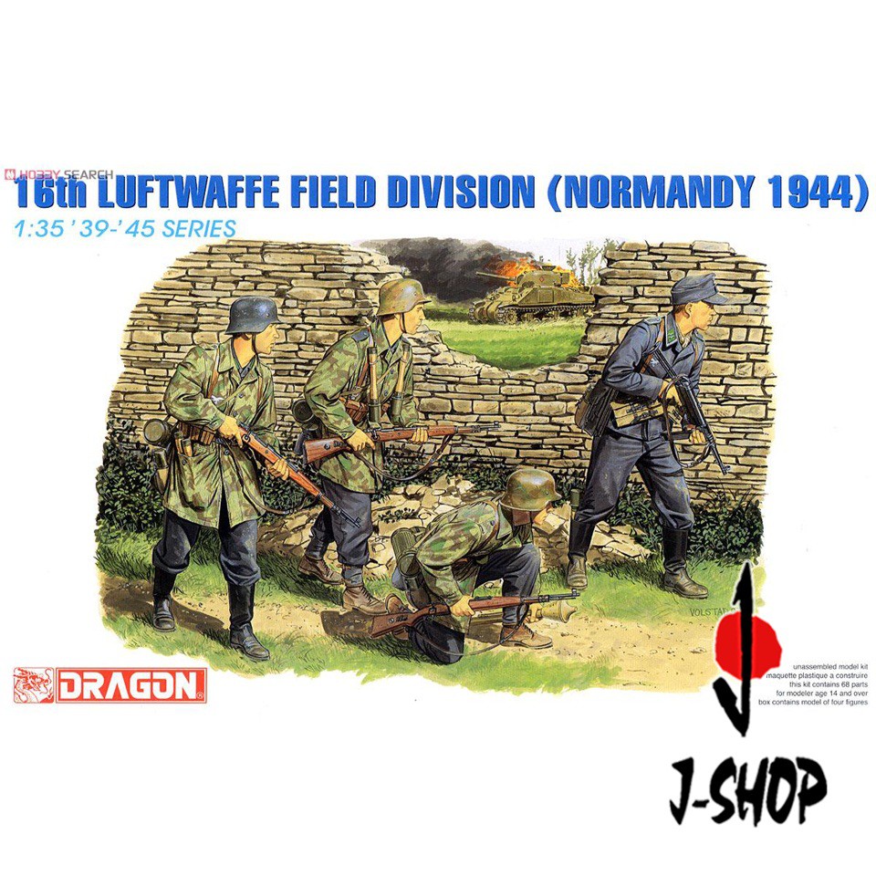 Jual DRAGON 1/35 16th Luftwaffe Field Division (Normandy 1944) | Shopee ...
