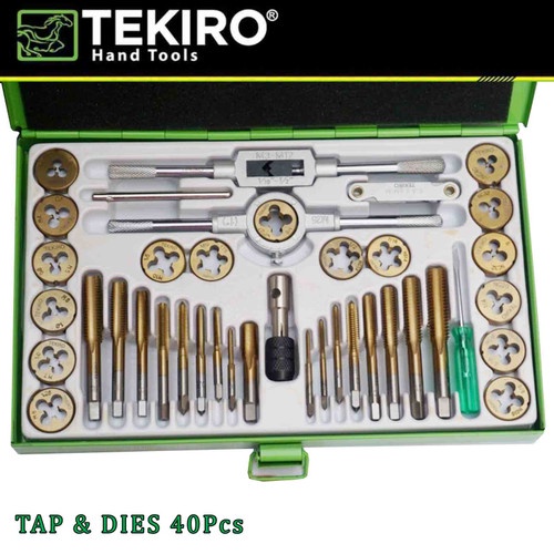 Jual PAKET ALAT TAP BAUD SET Hand Taps and Dies Set TEKIRO 40 PCS ...
