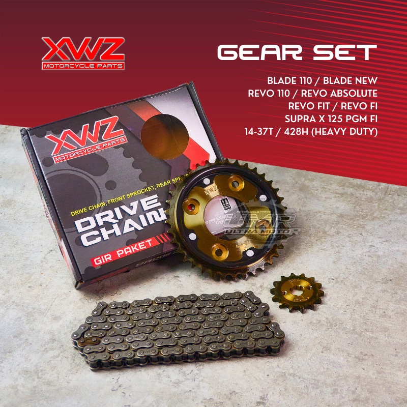 Jual GEAR GIR SET GIR PAKET BLADE NEW BLADE 110 125 REVO ABSOLUTE REVO ...
