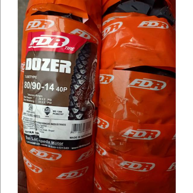 Jual Ban luar fdr matic Dozer UK.80/90.14 ( semi trail) | Shopee Indonesia