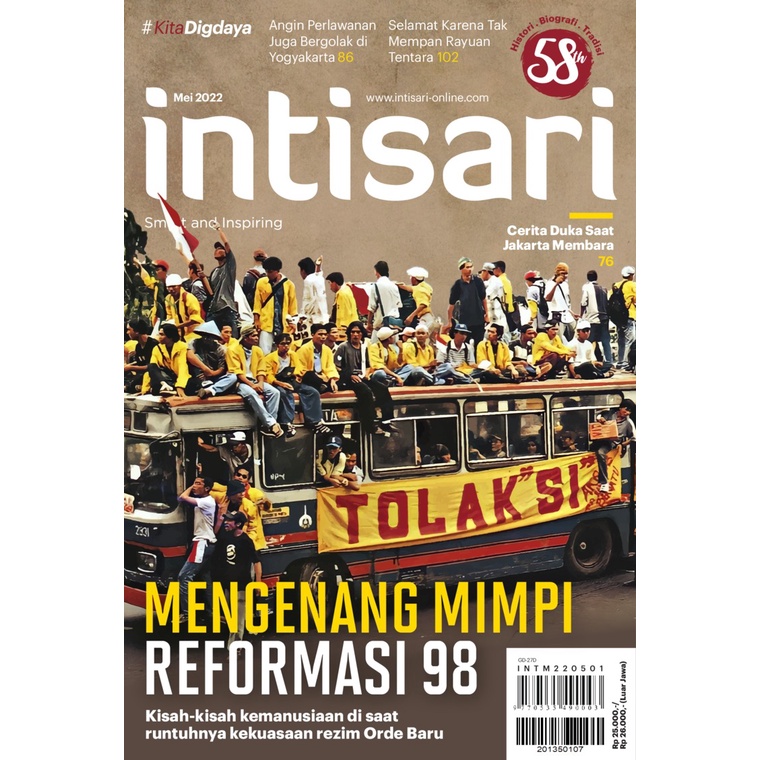 Jual Majalah INTISARI Mei 2022 | Shopee Indonesia