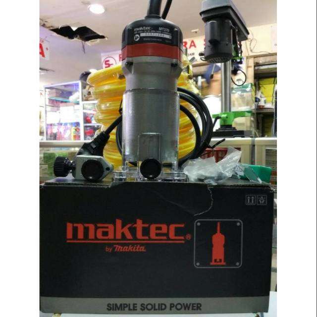 Jual MESIN PROFIL ROUTER MAKTEC MT 370 / TRIMMER KAYU 6MM | Shopee ...