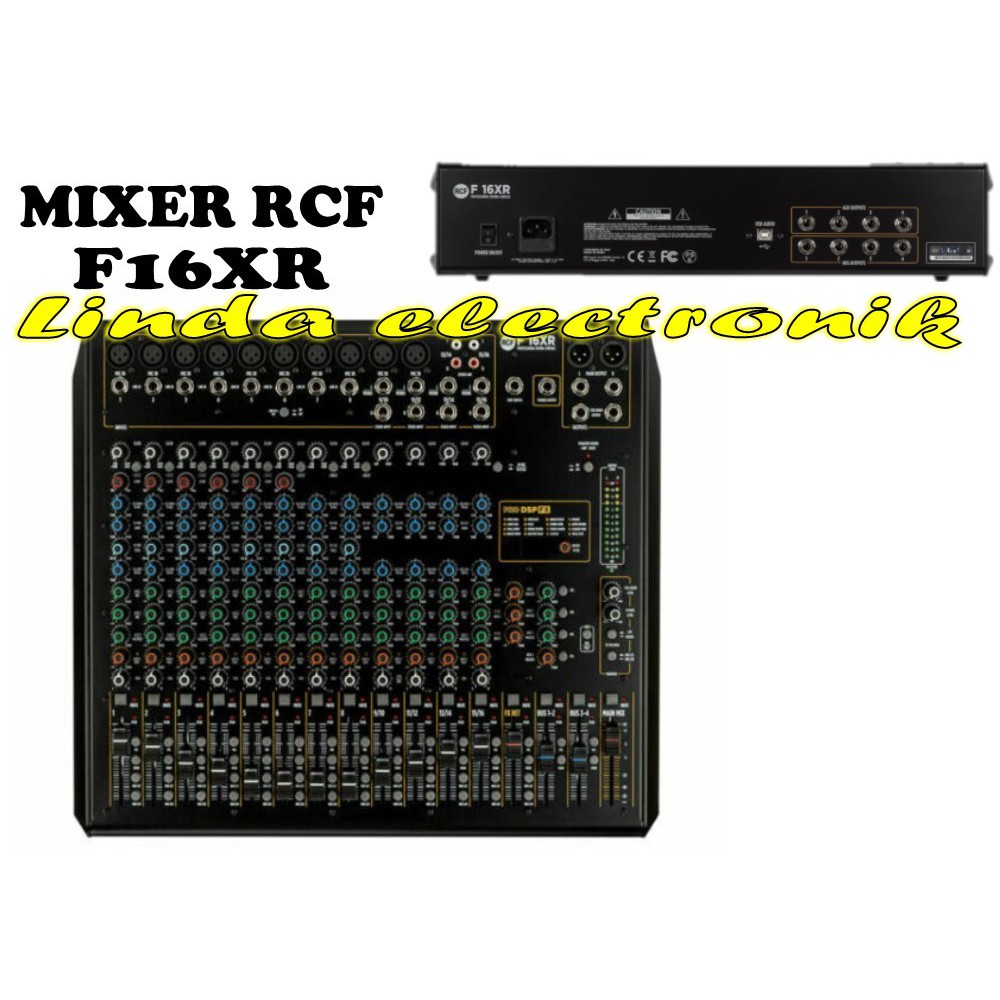 Jual MIXER RCF F16XR 16 CHANNEL ORIGINAL F 16XR F16 XR | Shopee Indonesia