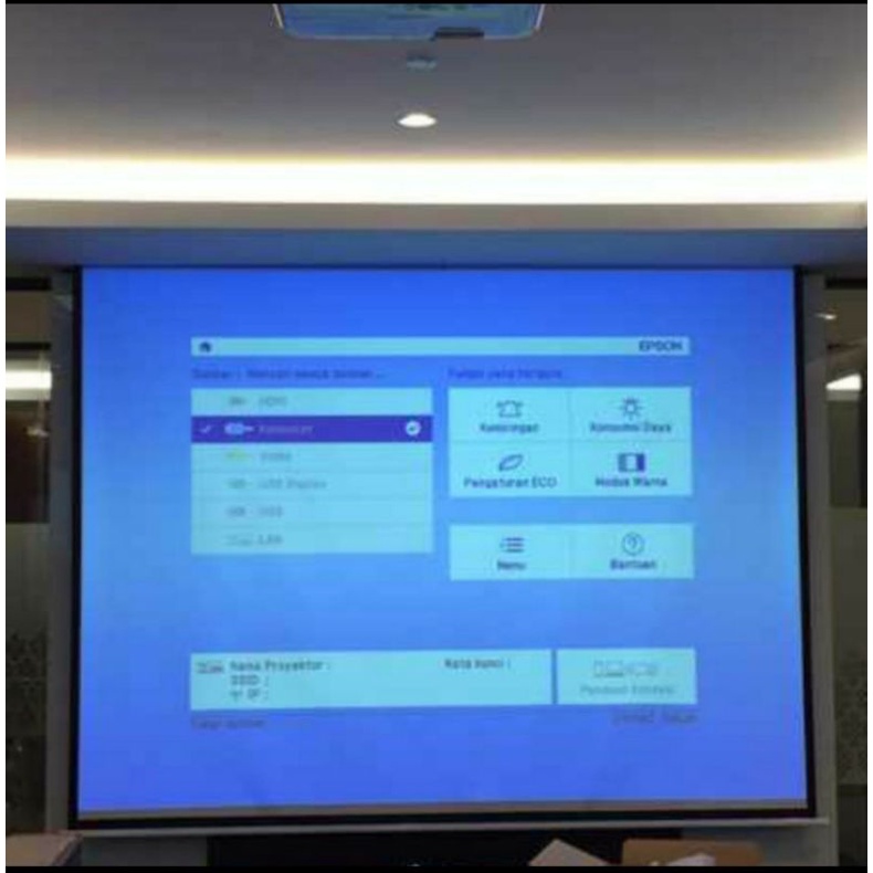 Jual SCREEN Projector 84" Motorize / Layar Proyektor 84" Elektrik ...