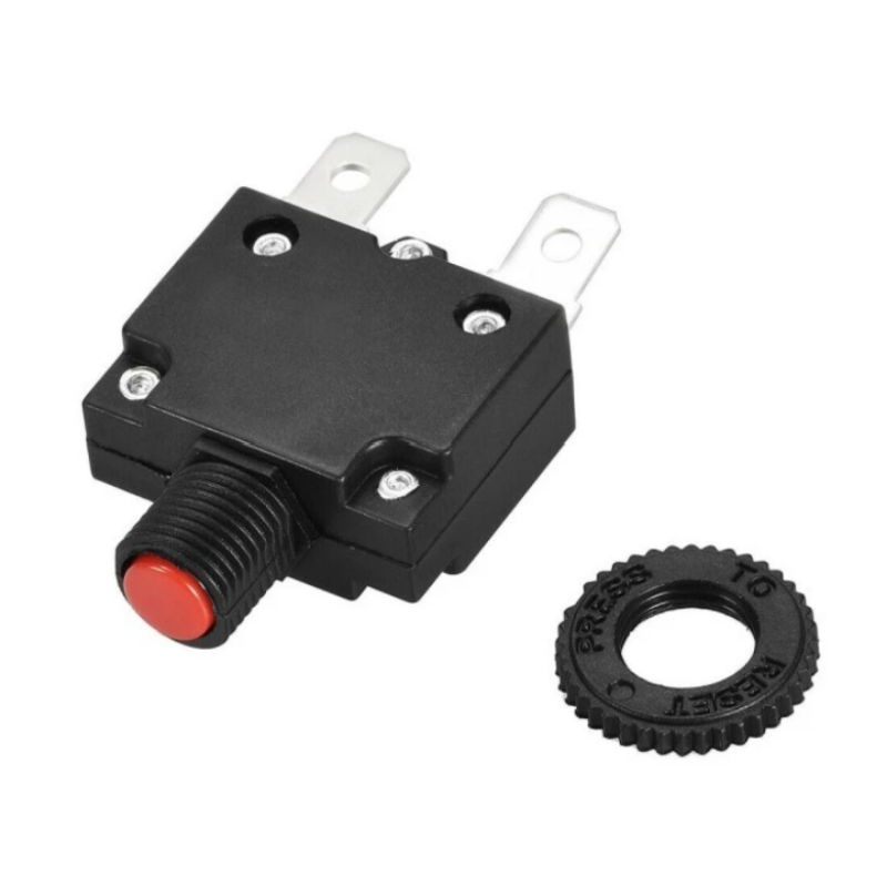 Jual circuit breaker push button / overload protector / reset tablet ...