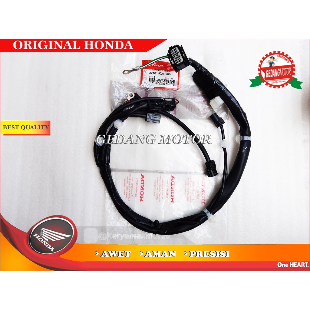 Jual KABEL BODY SPEEDOMETER SUB HARNESS BEAT FI SCOOPY FI ORI AHM 32101 ...