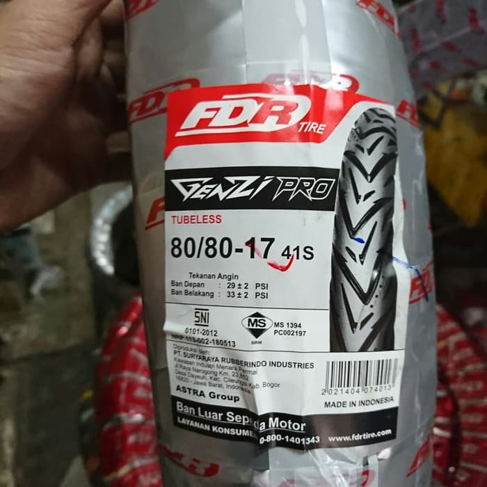 Jual FDR Genzi Pro 80 80 ring 17 ban motor satria fu vega supra jupiter mx sonic | Shopee Indonesia