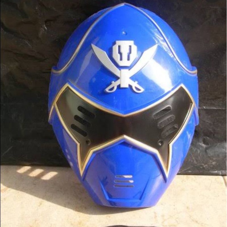 Jual mainan topeng power rangger biru topeng super hero | Shopee Indonesia