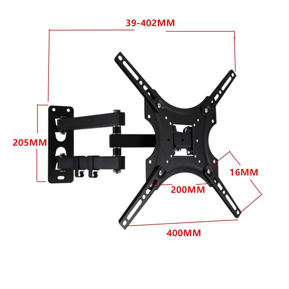 Jual Taffware X400 X-400 Bracket TV Telescopic Fleksibel Besar 32 40 42 ...