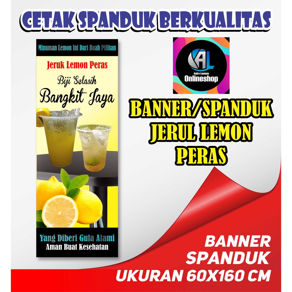 Jual Banner, Spanduk Jeruk Lemon Peras | Shopee Indonesia