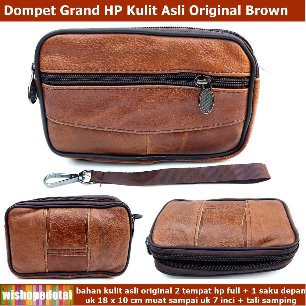 Jual Dompet Hp Pria Sleep Black Leather 3R New | Shopee Indonesia