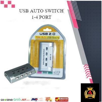 Jual Auto Switch Printer USB 4-Port USB 2.0 Sharing Switch 4-Port | Shopee Indonesia