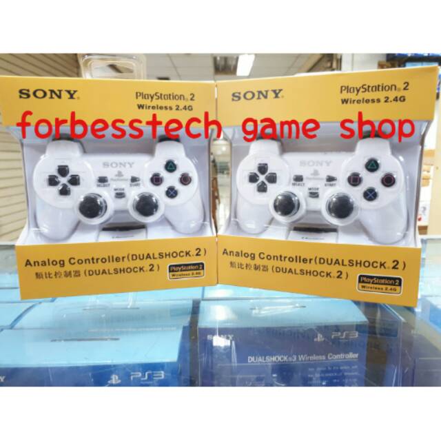 Jual Stick / Stik Sony Playstation Dualshock 2 PS2 Wireless - Putih ...