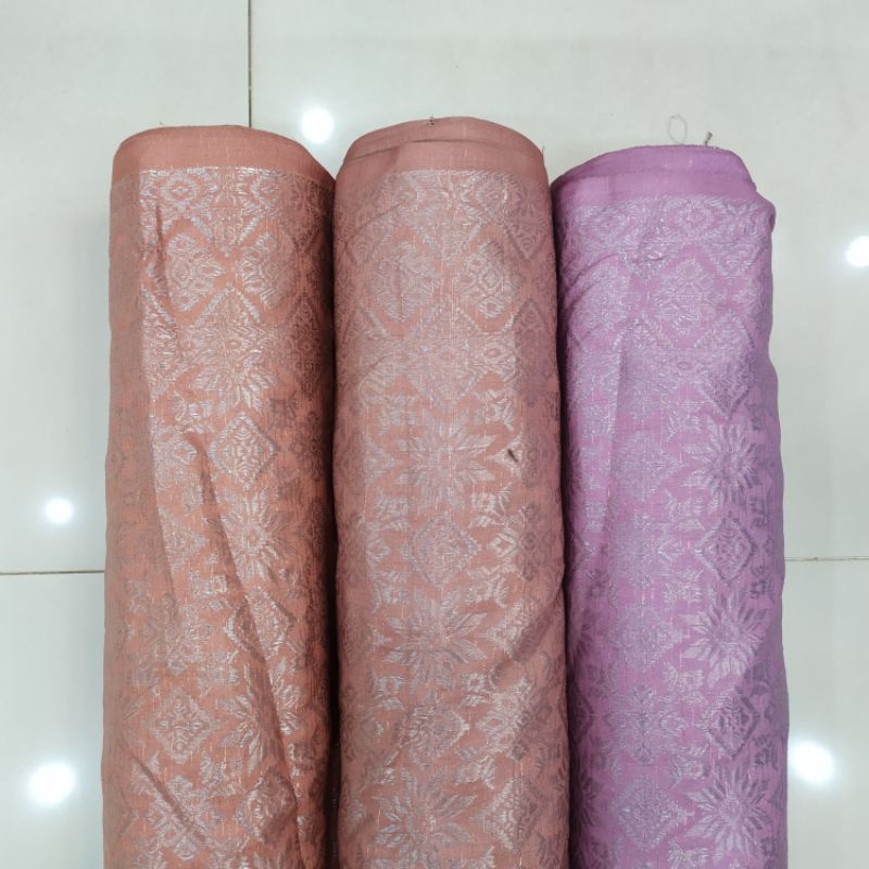 Jual Songket Fancy Palembang!! (Pink Pastel) | Shopee Indonesia