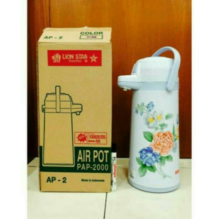 Jual Termos Air Panas Lion Star Pencet PAP-2000 Kapasitas 2 Liter | Shopee Indonesia