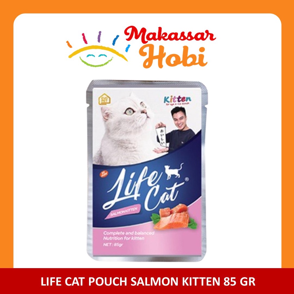 Jual Life Cat Pouch 85gr Adult & Kitten 85 gr Rasa Tuna Salmon Chicken ...