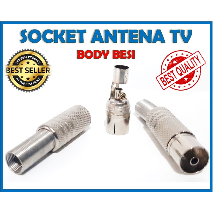 Jual Socket Antena TV Bodi Besi | Shopee Indonesia