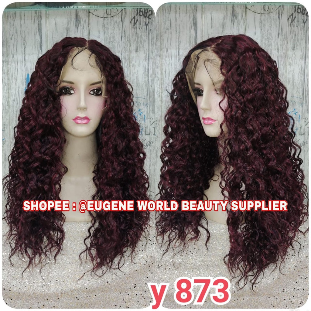 Jual HALF LACE WIG FRONT LACE WIG LACE FULL WIG CEWE CEWEK WANITA ...