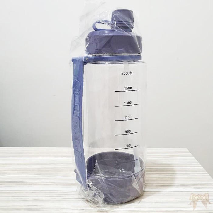 Jual ABU Botol Minum COURAGE 2.000ML Tumbler Sedotan Besar 2 Liter ...