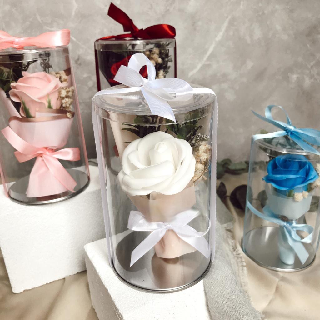 Jual Mini Rose Foam Bouquet - Mini Buket Bunga Mawar Foam Kado Hadiah ...