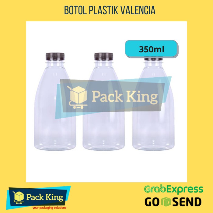 Jual Botol Plastik Valensia 350ml (80pcs) | Shopee Indonesia