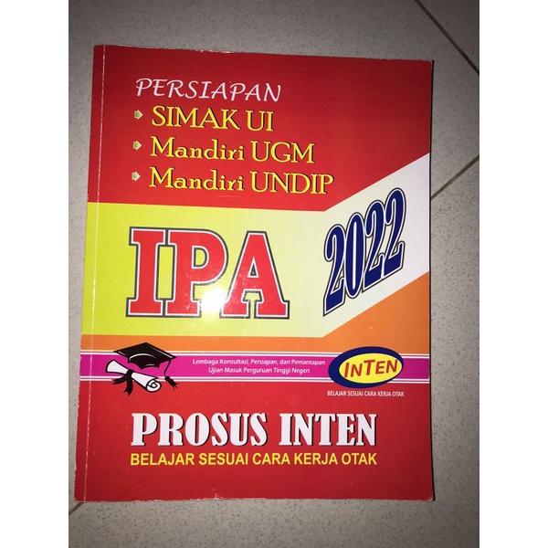 Jual Modul Inten Soal UM UI, UGM,UNDIP SAINTEK (Preloved) | Shopee ...