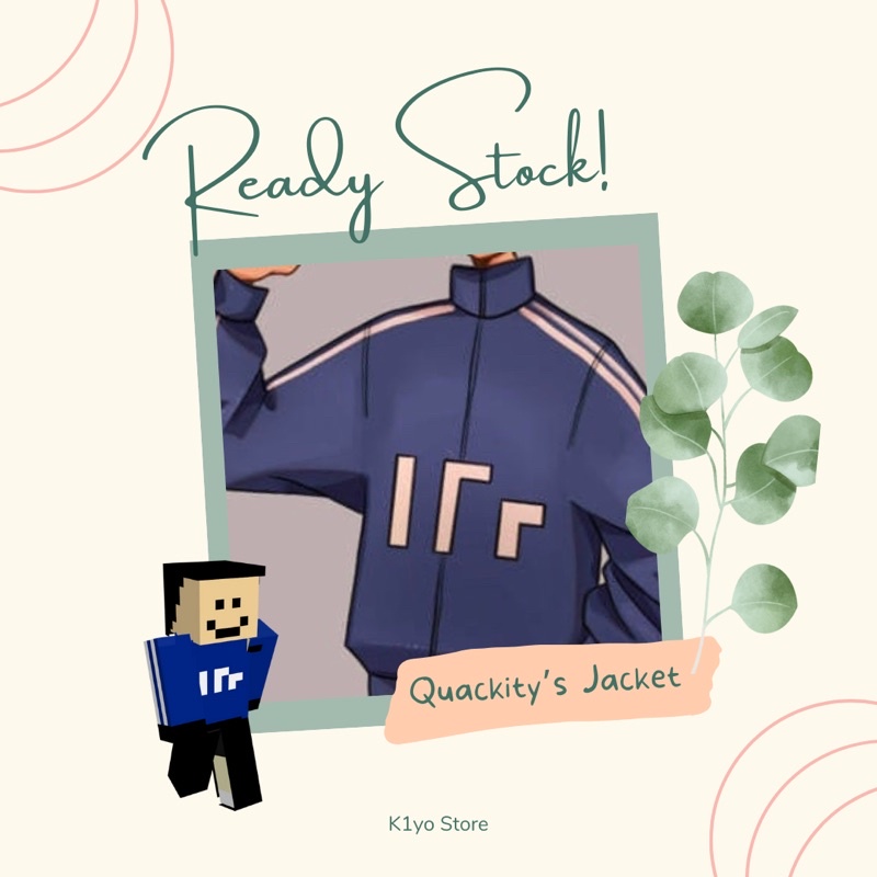 Jual Quackity’s MC Skin Jacket | Jaket Quackity | Shopee Indonesia