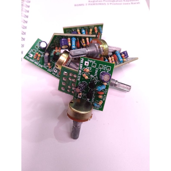 Jual Kit Pre Amp Mic Penguat Mic 2 Transistor | Shopee Indonesia