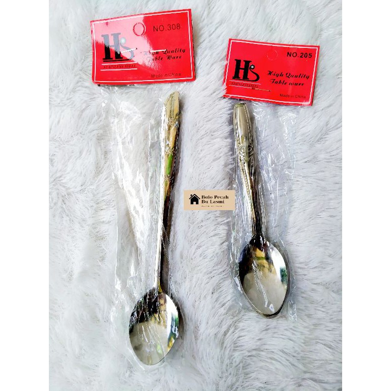 Jual Sendok Es Teh Kopi 12 pcs Tersedia 2 Ukuran Panjang 14 cm dan 17,5 ...