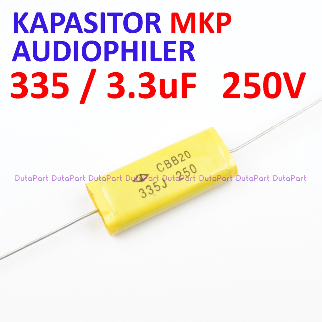 Jual MKP 250V 335 3.3uF Audiophiler Kapasitor Capasitor Capacitor Tweeter | Shopee Indonesia
