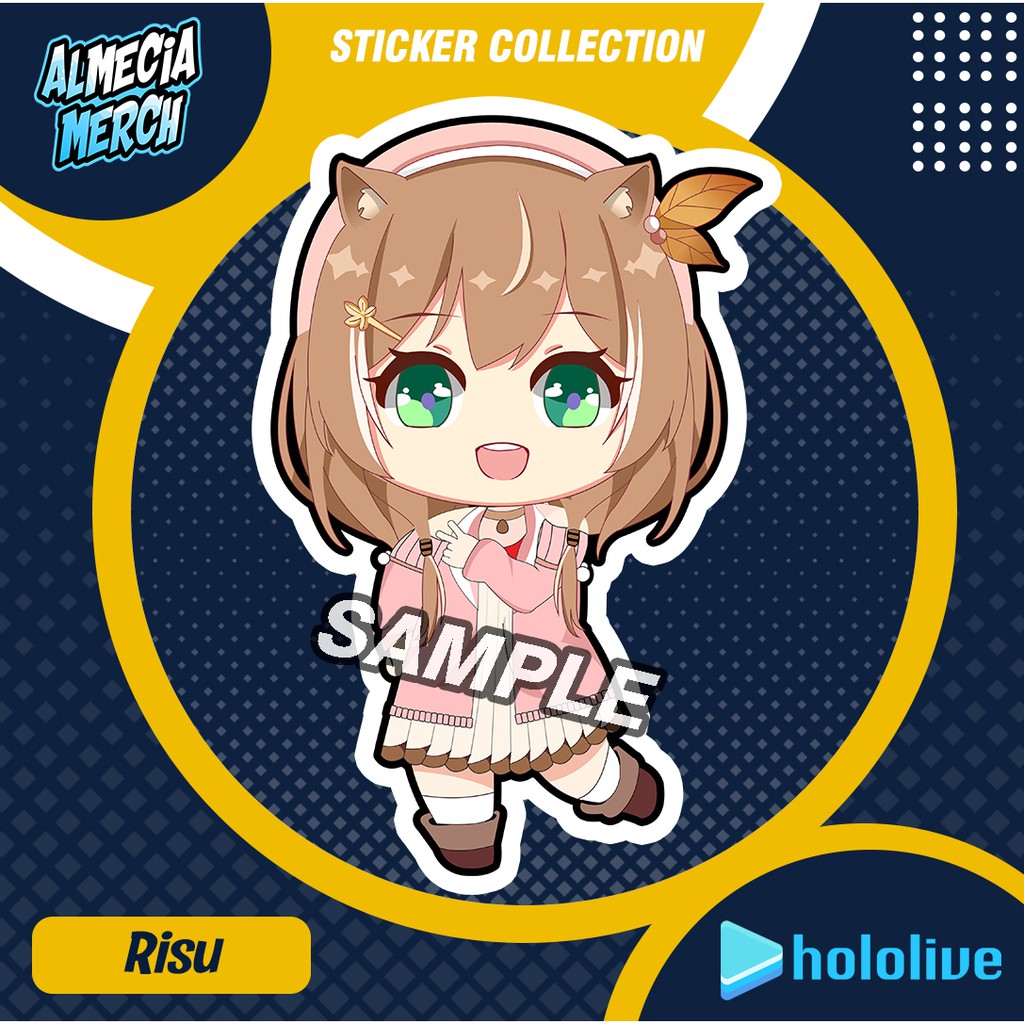 Jual Sticker Hololive ID Risu / Stiker Vtuber Risu / Sticker Hp, Laptop ...