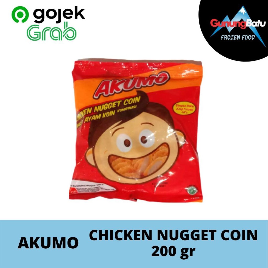 Jual AKUMO CHICKEN NUGGET COIN 200GR | Shopee Indonesia