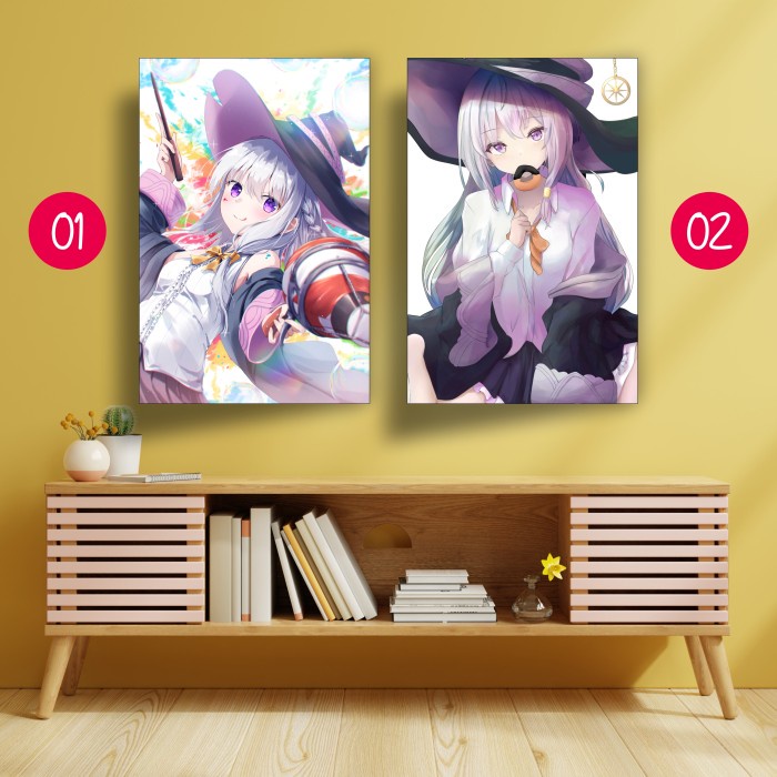 Jual Poster Kayu Anime Elaina | Shopee Indonesia