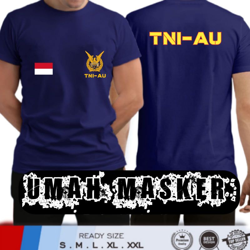 Jual kaos TNI AU/kaos angkatan udara/kaos distro | Shopee Indonesia