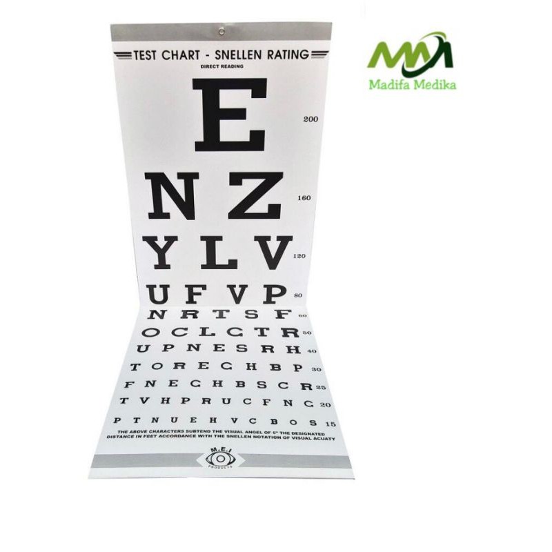 Jual Kertas Snelen Chart Test Rabun Snelen Chart E | Shopee Indonesia