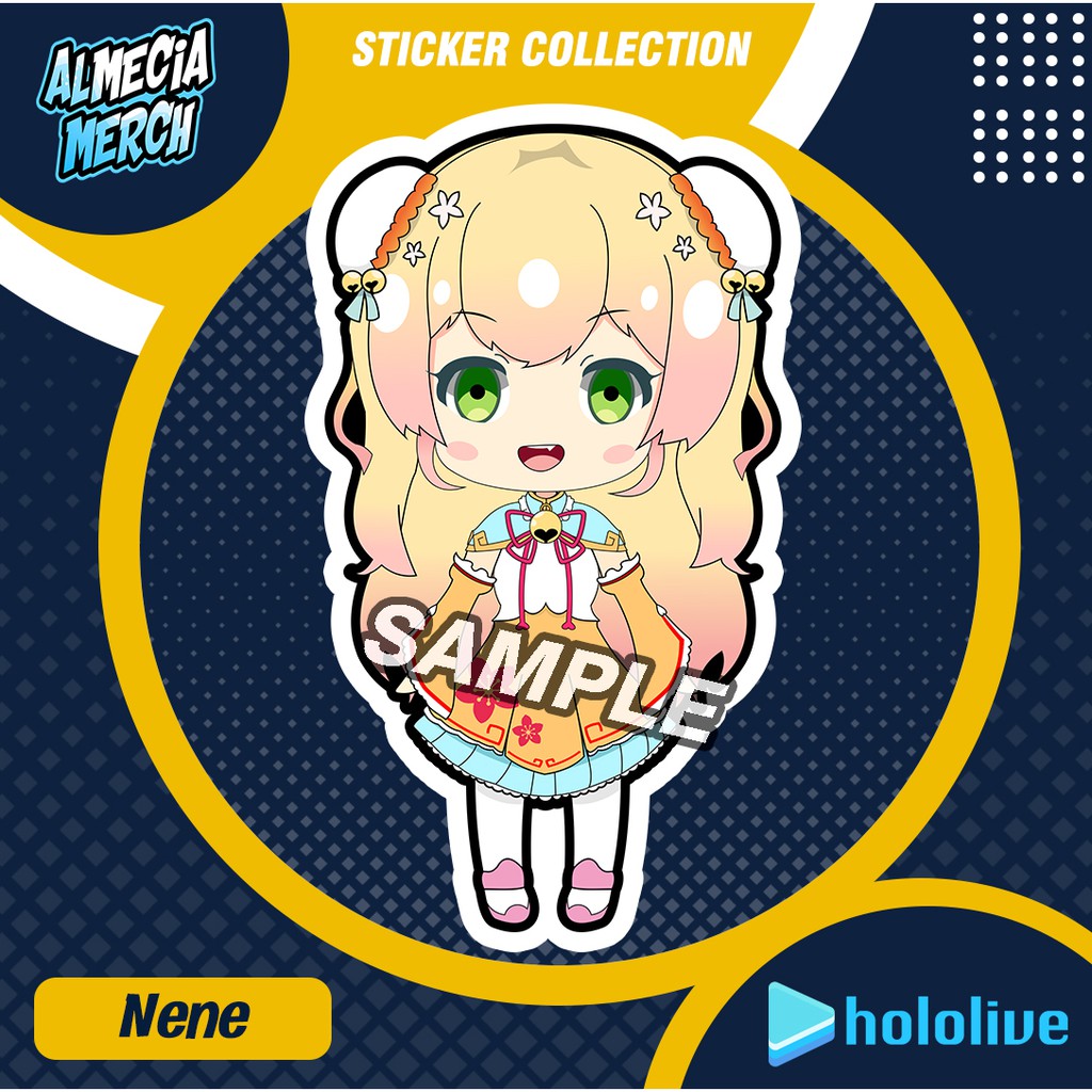 Jual Sticker Hololive JP Momosuzu Nene / Stiker Nene / Sticker Laptop ...