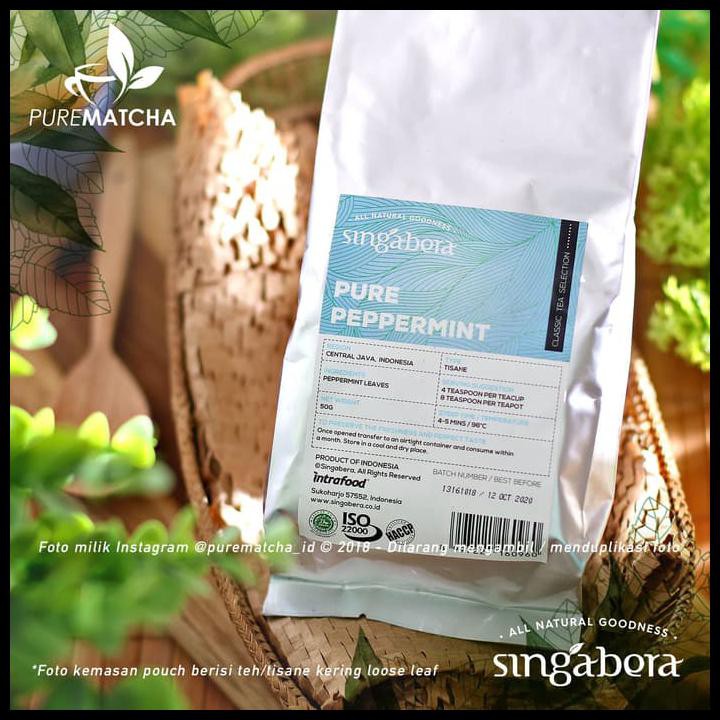 Jual Singabera Teh Premium Indonesia - Pure Peppermint 50Gr Mint Tea ...