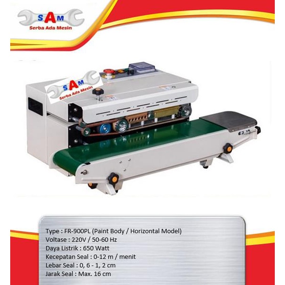 Jual Continuous Band Sealer Mesin Seaming Banner Spanduk Fr-900Pl ...