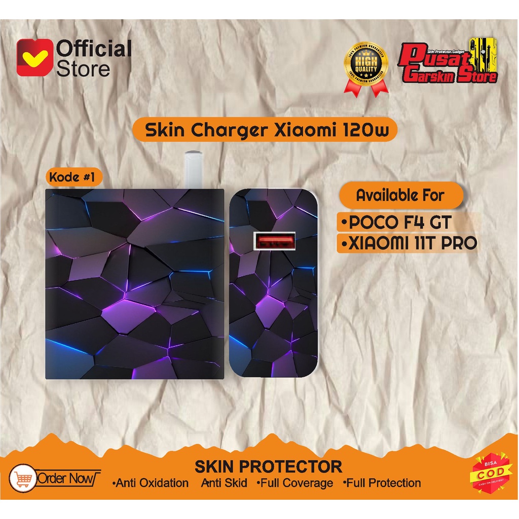 Jual Skin Xiaomi Charger POCO F4 GT Xiaomi 11 T Pro Skin Motif A2(1pcs ...