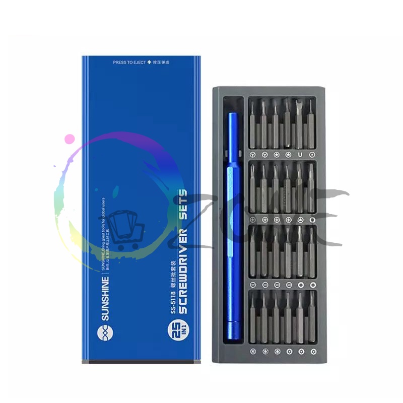 Jual OBENG SET - MAGNETIC SCREWDRIVER SET SUNSHINE SS-5118 | Shopee ...