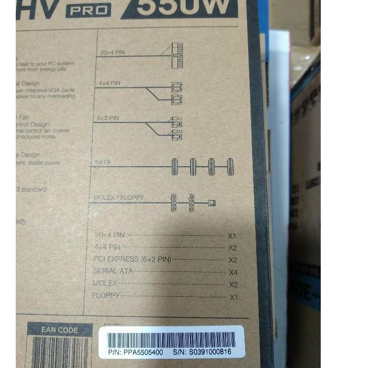 Jual Jangan Ketinggalan order.. PSU FSP HV PRO 550W 80 Plus | Shopee ...